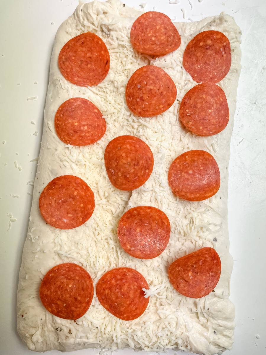 Pepperoni Roll Sourdough Bread - Country Roads Sourdough