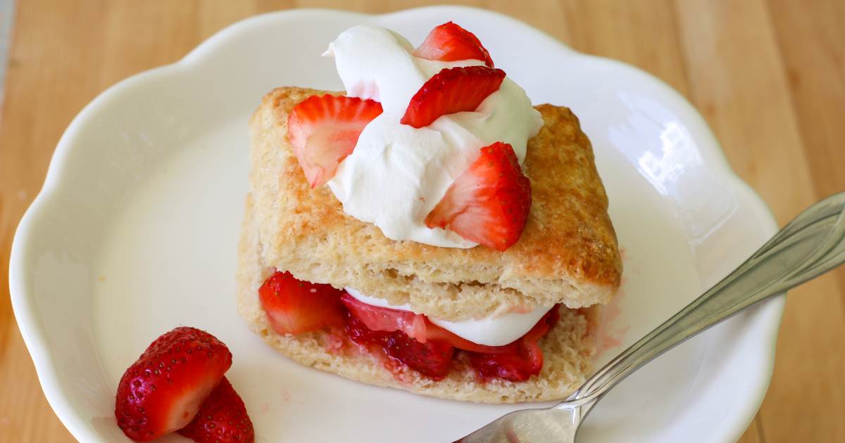 The Best Sourdough Strawberry Shortcake Recipe - Country Roads Sourdough