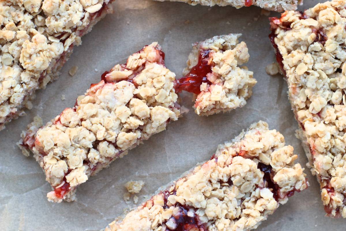 Sourdough Breakfast Bars with Jam - Country Roads Sourdough