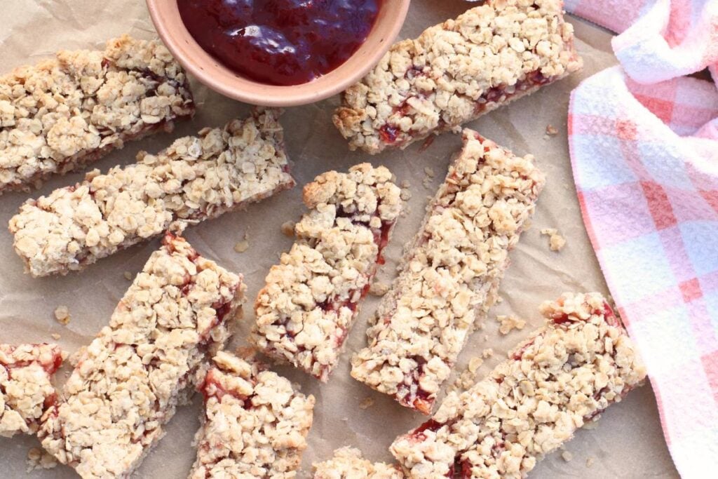 Sourdough Breakfast Bars with Jam - Country Roads Sourdough