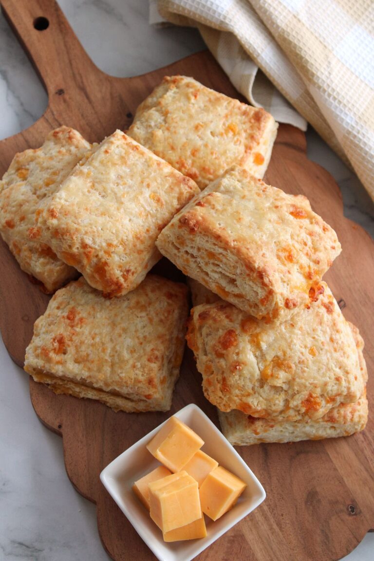 Easy Sourdough Cheddar Biscuits - Country Roads Sourdough